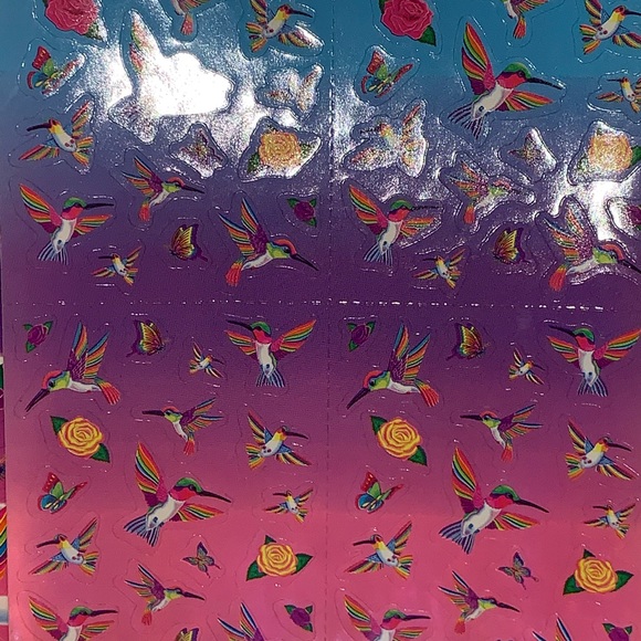 Lisa Frank | Other | Mint Lisa Frank Dashly Hummingbird Full Sheets X2 ...